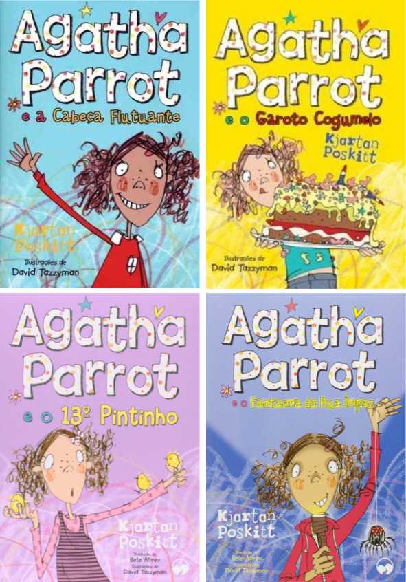 Agatha Parrot - Kit c/ 4 livros